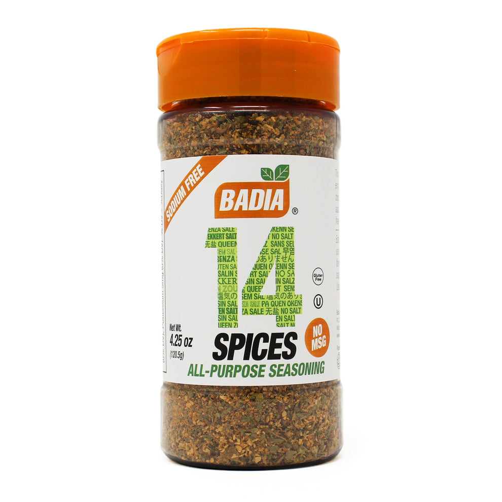 Badia 14 Spices Seasoning, 4.25 oz – Bodega Badia